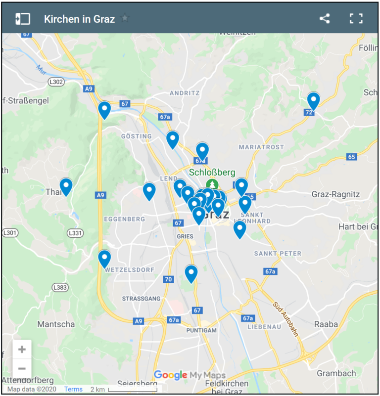 Schöne Kirchen in Graz – 14 Bauten von barock bis modern