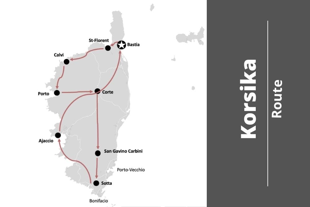 Korsika-Roadtrip – Unsere Route mit dem eigenen Auto